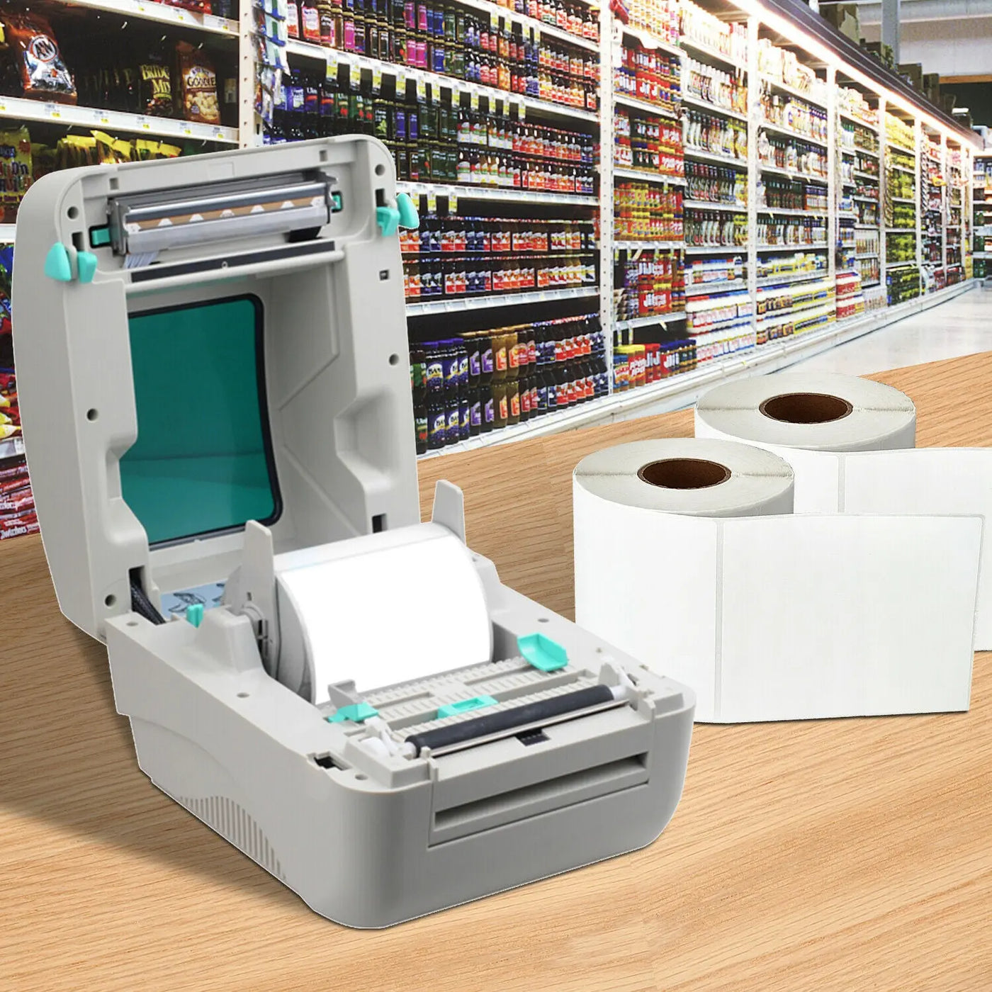 Direct Thermal 100x150mm 4x6 Printing Post Labels Roll Fastway ...