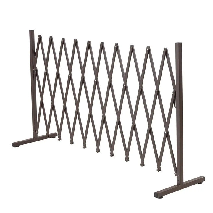 Expandable Metal Steel Safety Gate Trellis Fence Barrier Traffic Indoor ...