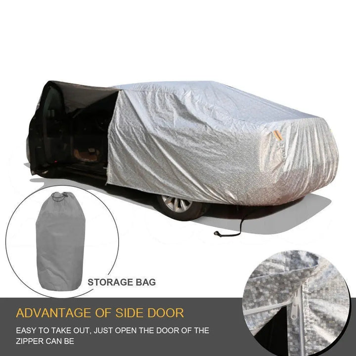 Waterproof Adjustable Large Car Covers Rain Sun Dust UV Proof ...